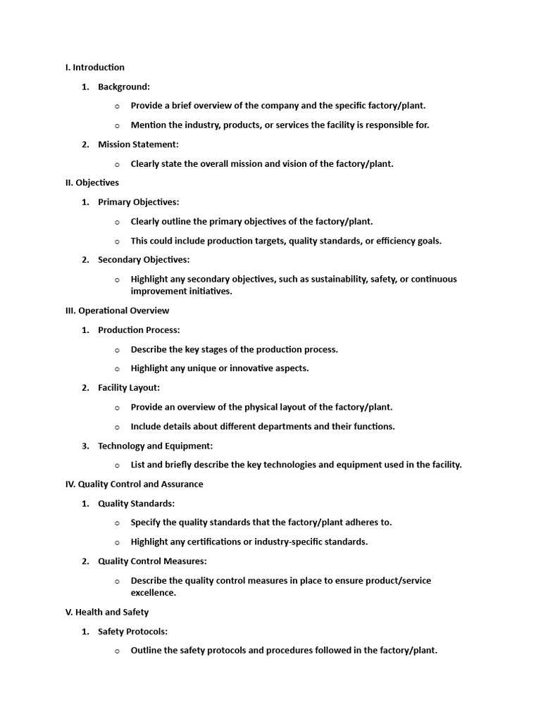 Plant SOP | PDF | Safety | Sustainability