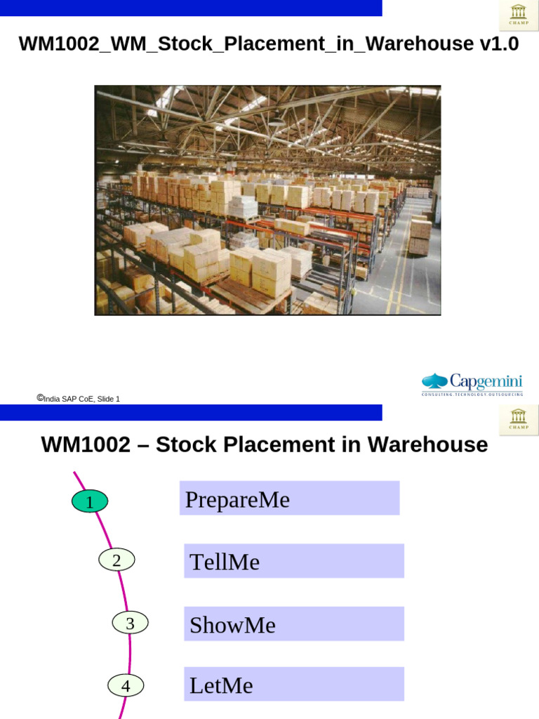 WM1002 WM 3 Stock Management in Warehouse V1.0 | PDF | Warehouse ...