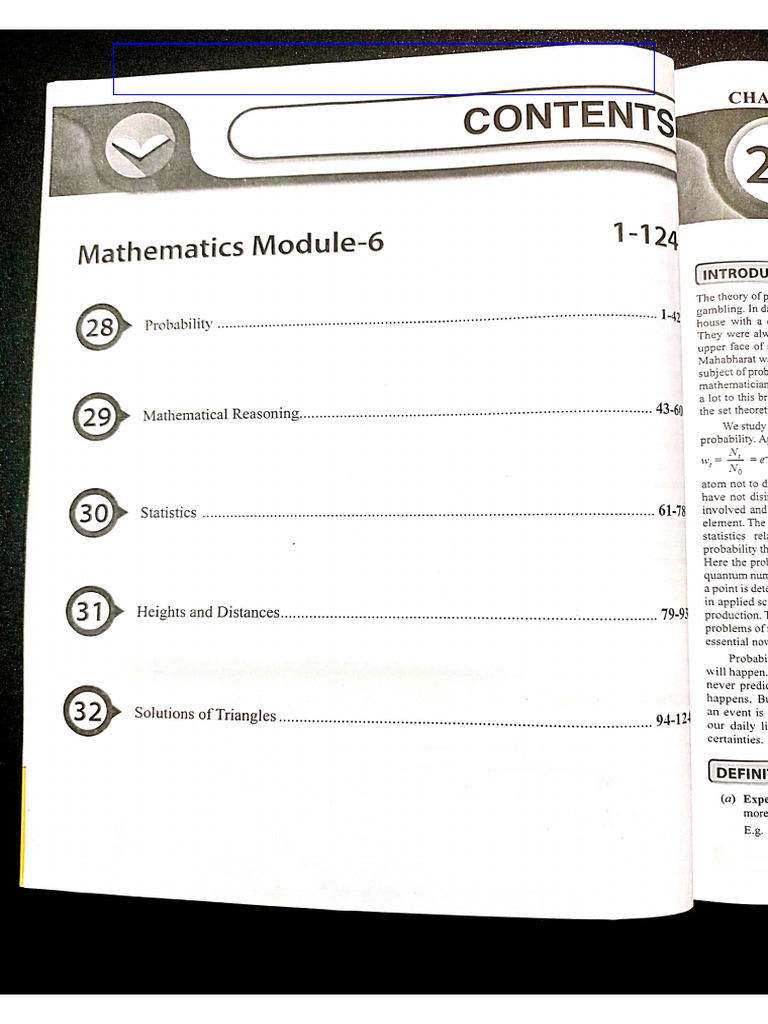 Prayas Jee 2024 Maths Modules Part 06(1) | PDF