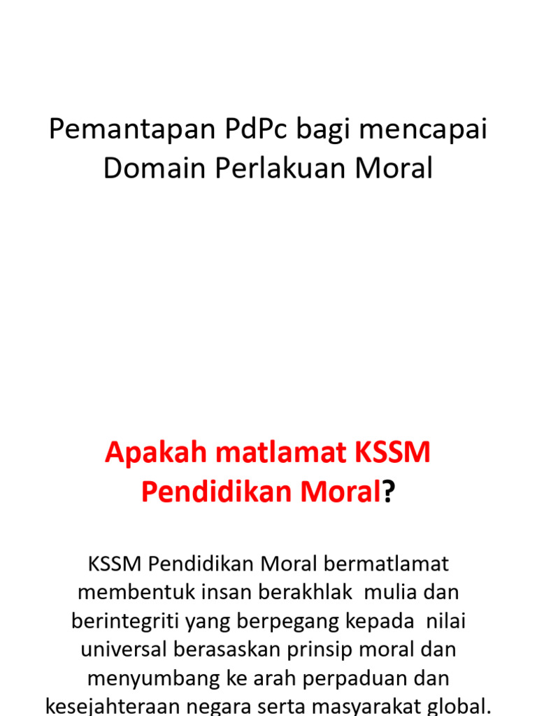 SLIDE Domain Moral | PDF