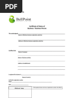 Sample DTI Business Registration Certificate | PDF