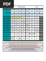 TimeTable - Grade 9 | PDF