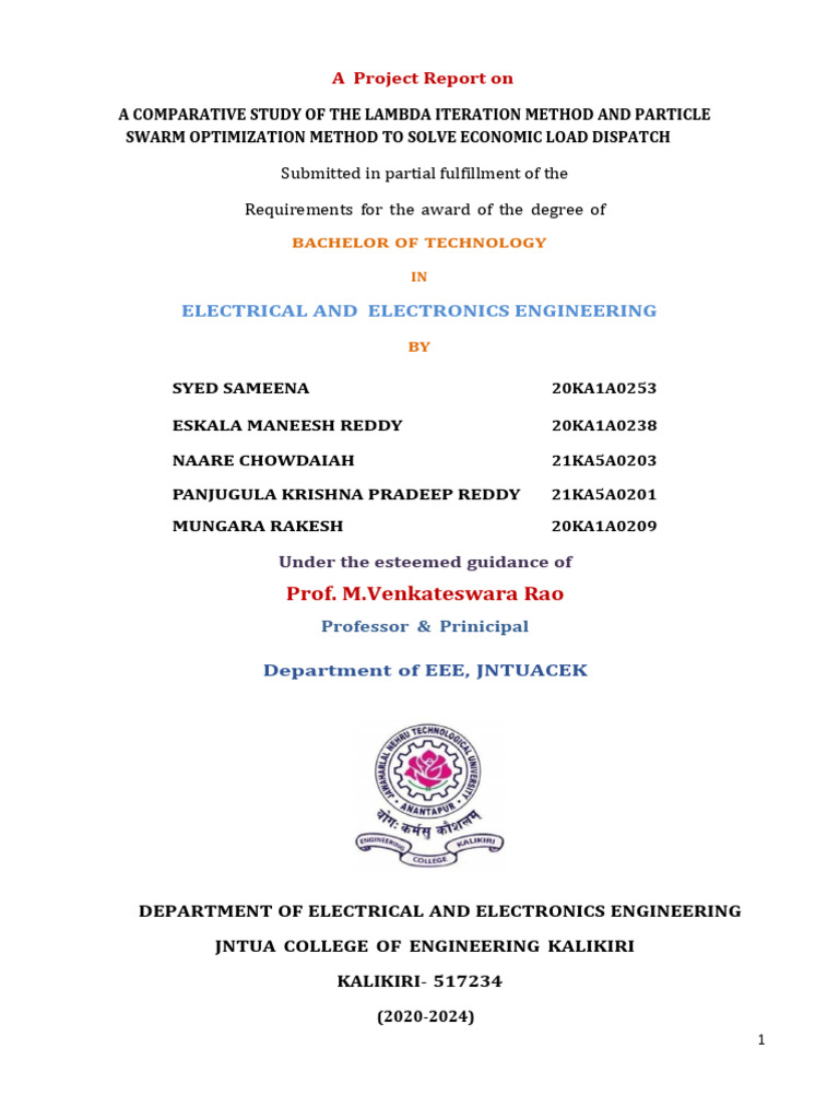 3 BATCH Project Report 25-04-24 0 | PDF | Mathematical Optimization ...