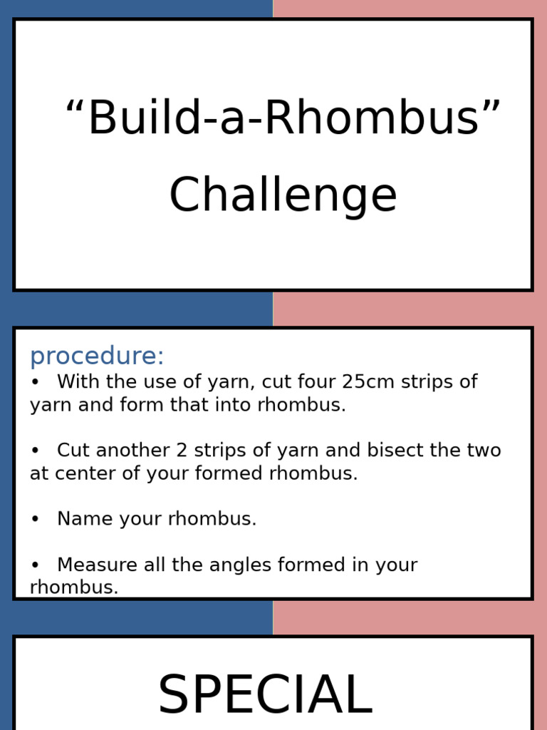 Proves Theorems On Rhombus | PDF