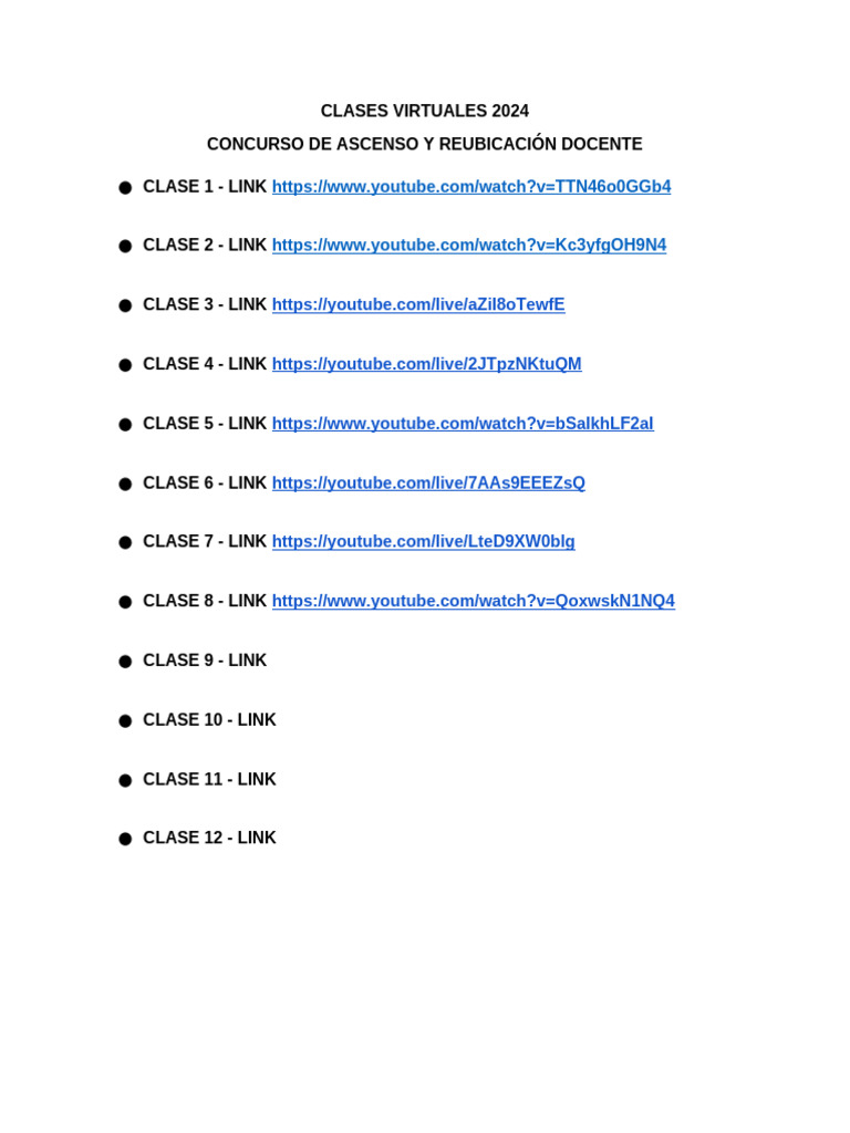 Clases Virtuales | PDF