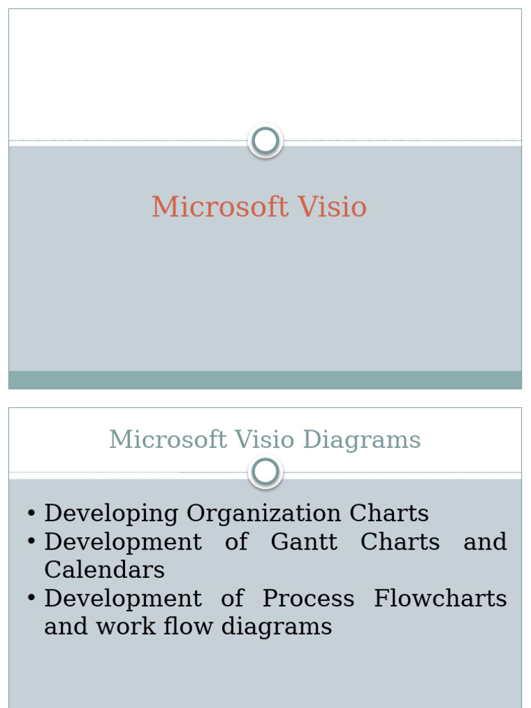 Microsoft Visio Diagram Tasks Guide | PDF