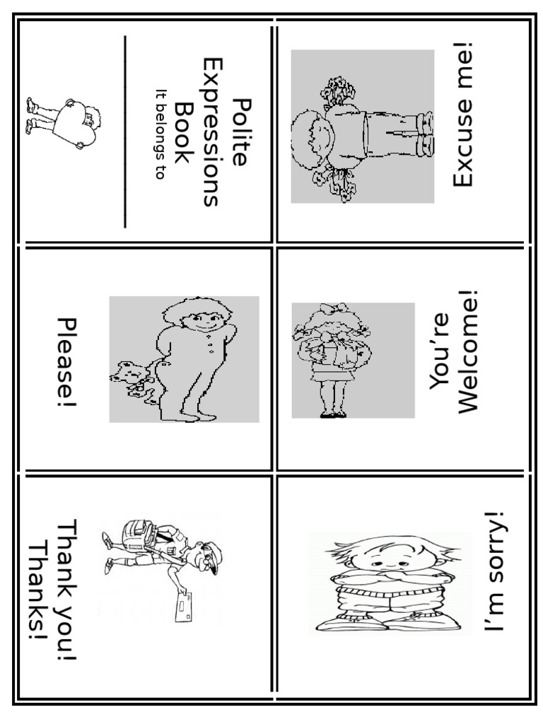 Polite Expressions Fun Activities Games 952 | PDF