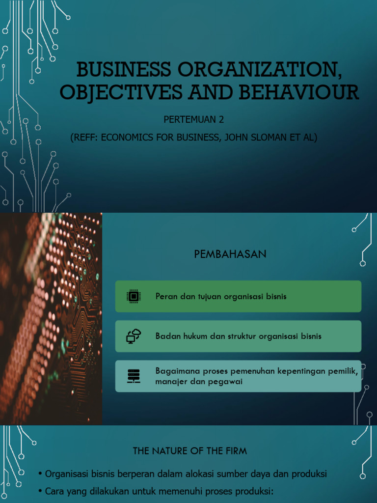 Business Organization Objectives Explained | PDF
