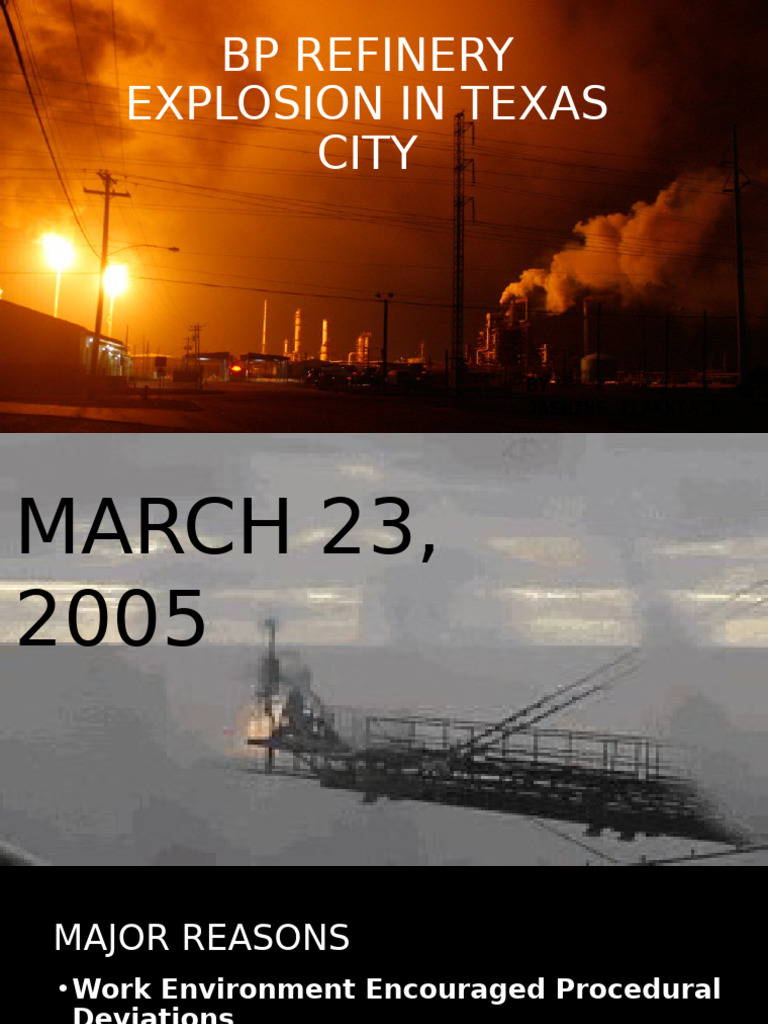 BP Texas Refinery Explosion Analysis | PDF