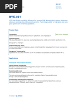 Byk-P104s TDS (En) PDF | PDF | Silicone | Pigment