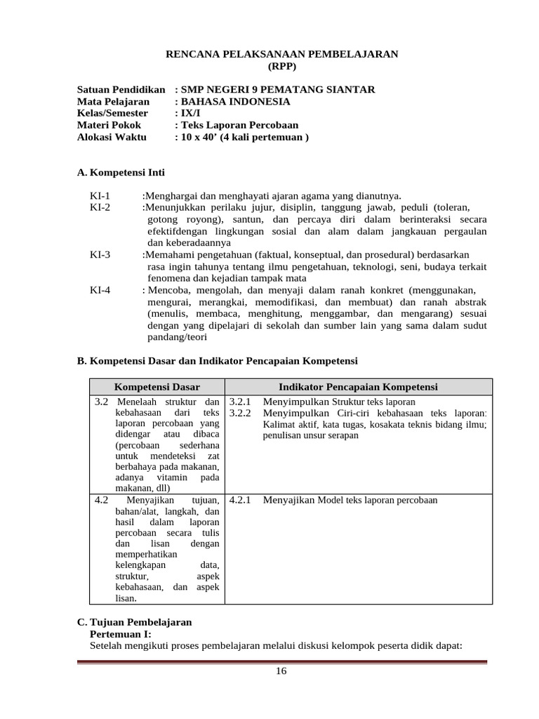 2. BAB-2 RPP K13 BINDO | PDF