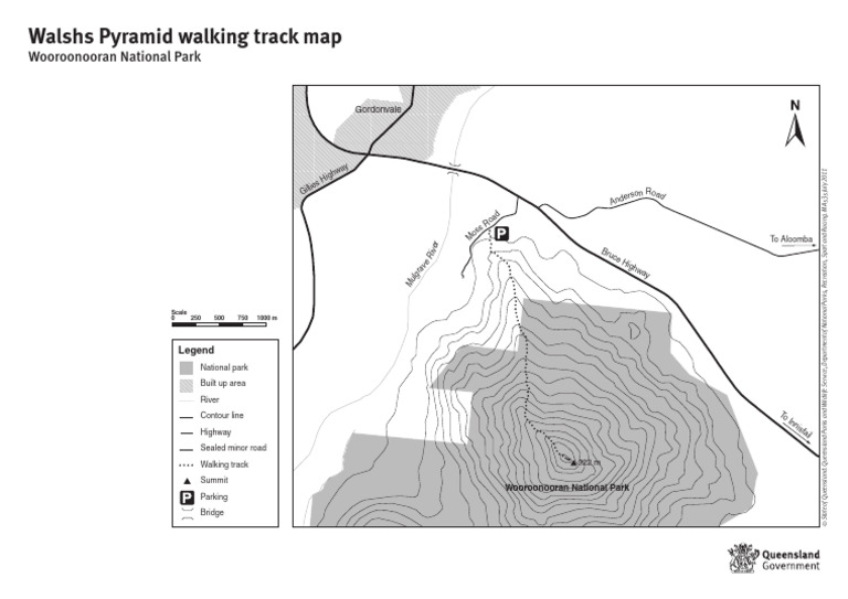 Wooroonooran National Park Map | PDF | Map | Cartography