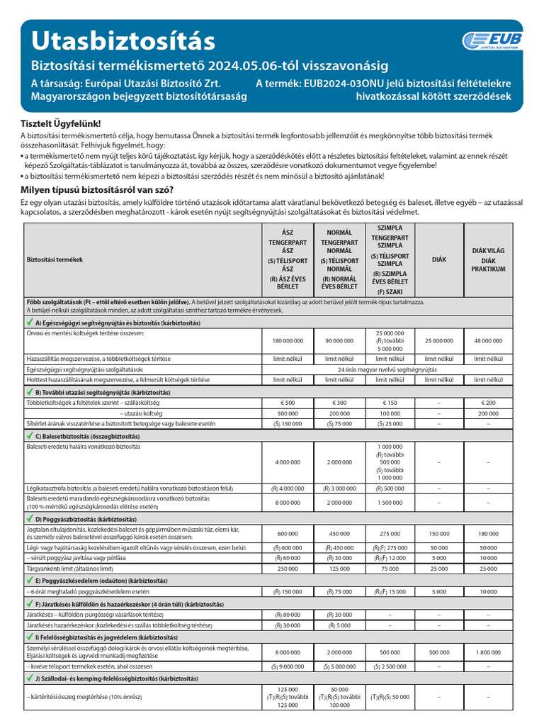 Termekismerteto EUB2024 03ONU | PDF