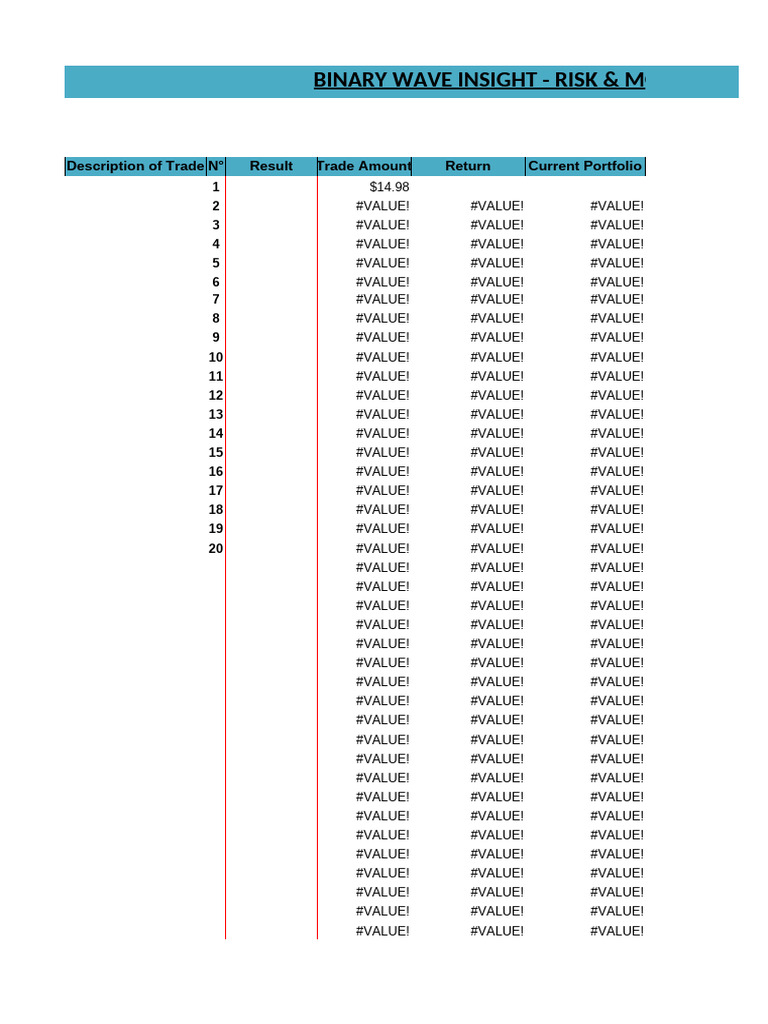Binary Wave Insight Money Management Plan | PDF | Financial Economics | Private Sector