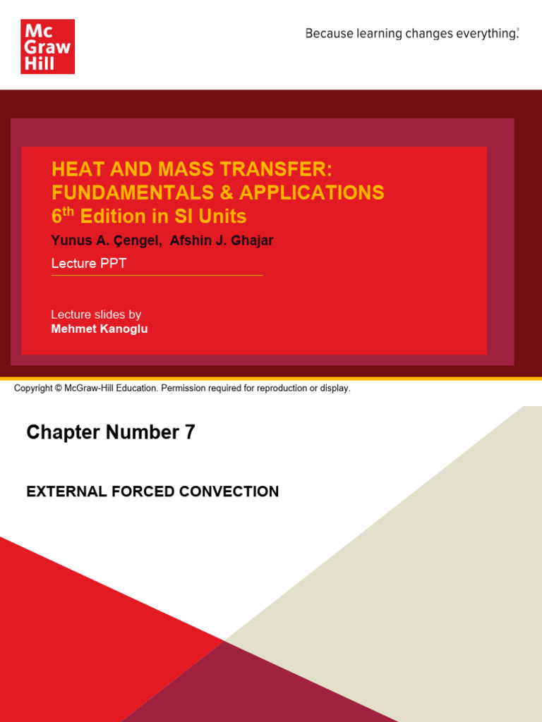 SI Heat 6e Chap07 Lecture | PDF | Drag (Physics) | Fluid Dynamics