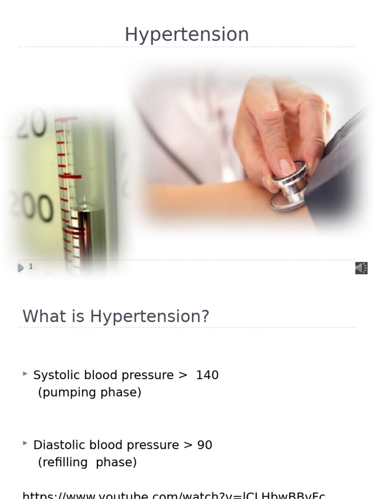 Hypertension Lecture | PDF | Hypertension | Blood Pressure