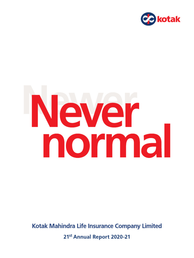 Kotak-Mahindra-Life-Insurance-Company-Limited-FY-2020-21 | PDF ...