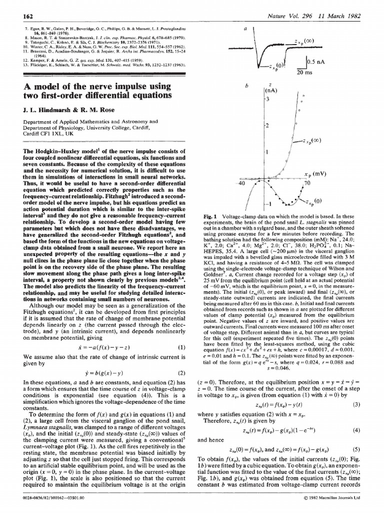 S11_s1 - PAPER 2 - A model of the nerve impulse using two first-order ...