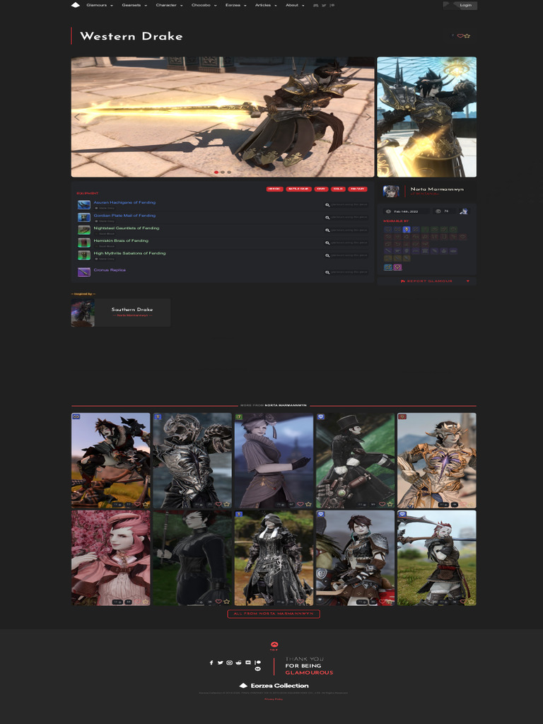 Western Drake _ Eorzea Collection | PDF | Video Game Franchises | Role ...