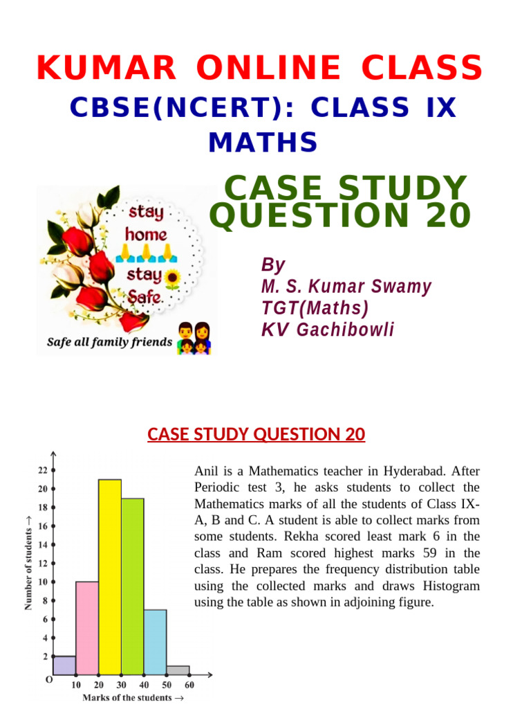 Maths Ix Case Study Question 20 | PDF