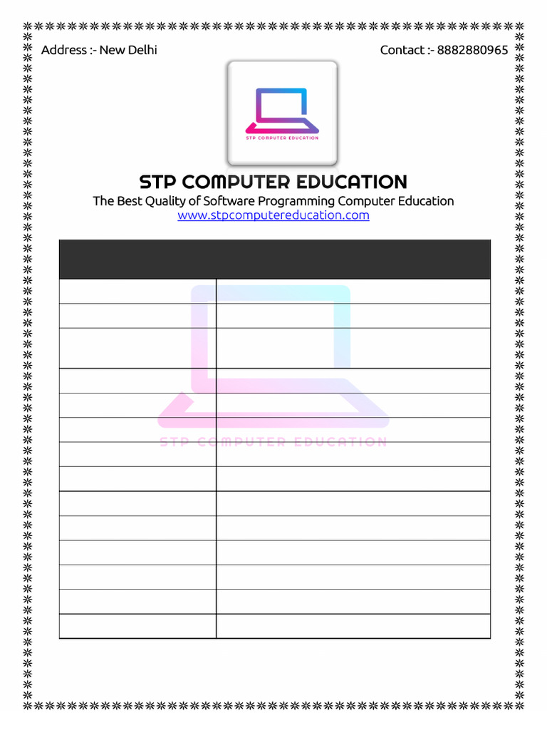 Student Registration Info 2024 | PDF