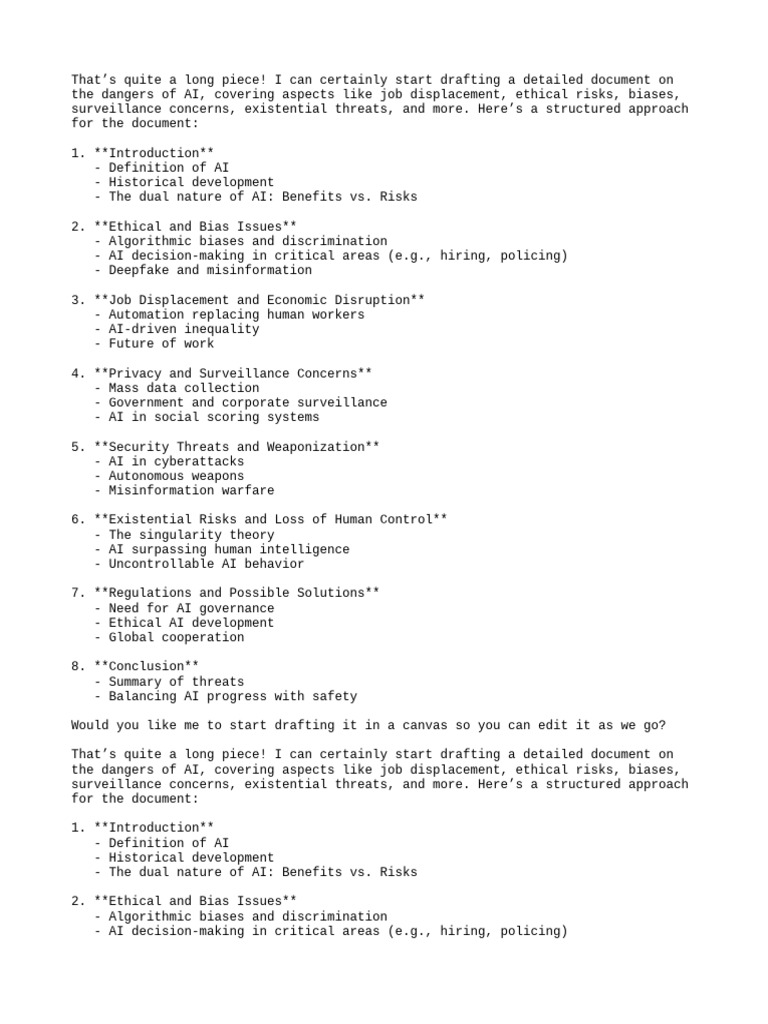 Ai Is Danger Pdf Artificial Intelligence Intelligence Ai
