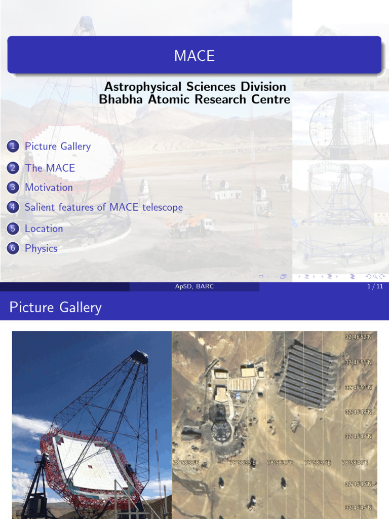 mace | PDF | Electronvolt | Cosmic Ray