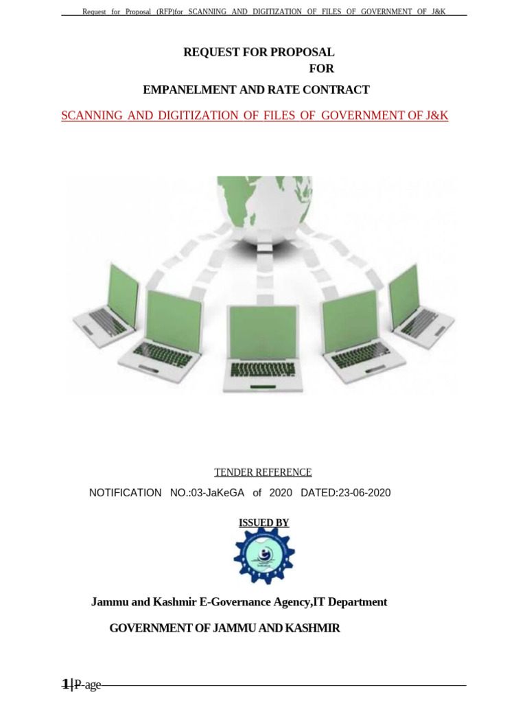 Govt of Jammu & Kashmir - 44 Pages | PDF | Image Scanner | Metadata