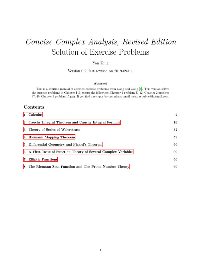 Gong 063023 | PDF | Complex Analysis | Mathematical Analysis