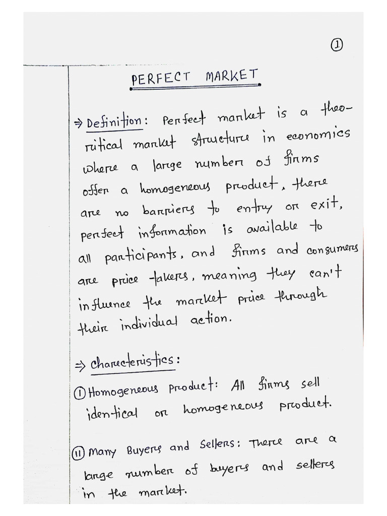 Market Structure | PDF