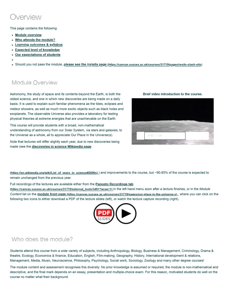 Introduction to Astronomy Course Overview | PDF | Apparent Magnitude ...