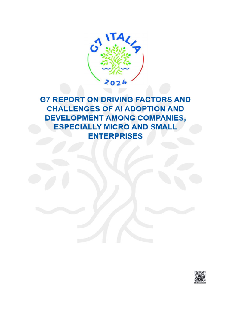 g7 Ai Report Adoption Challenges Among Msmes 1731307949 | PDF