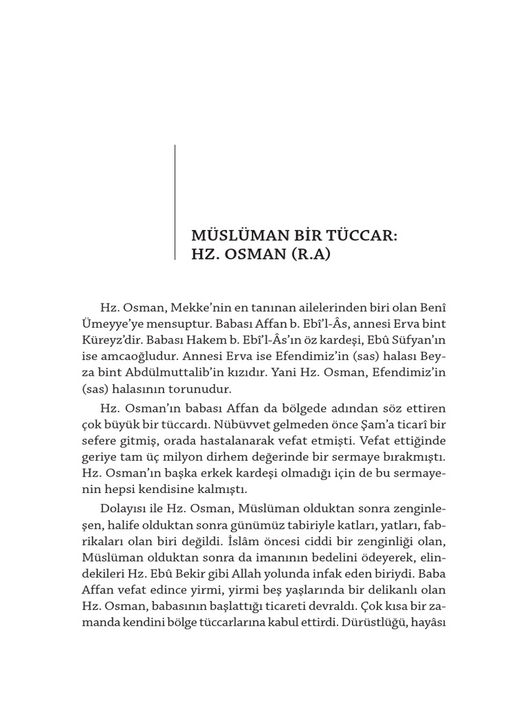 Hz. Osman | PDF