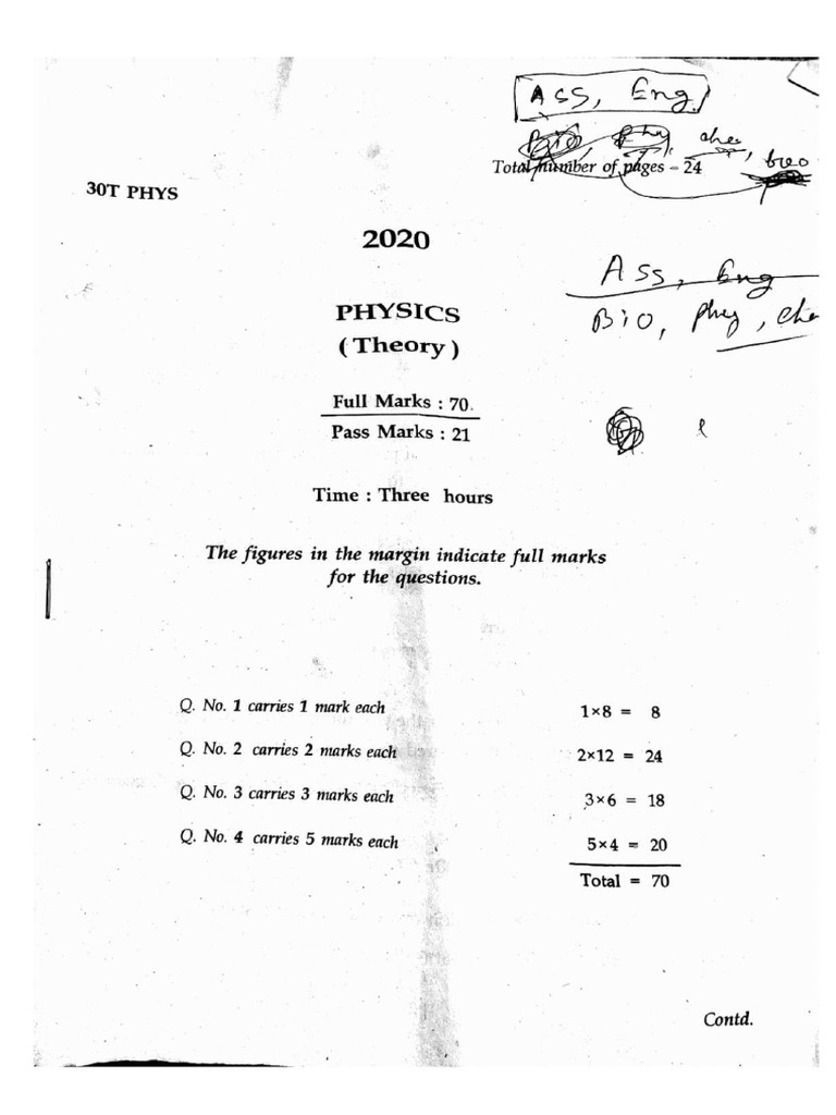Physics 2020 | PDF