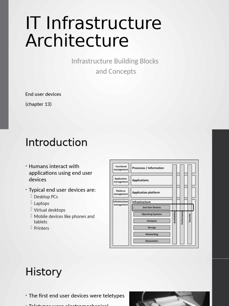 13. End User Devices | PDF | Desktop Virtualization | Personal Computers