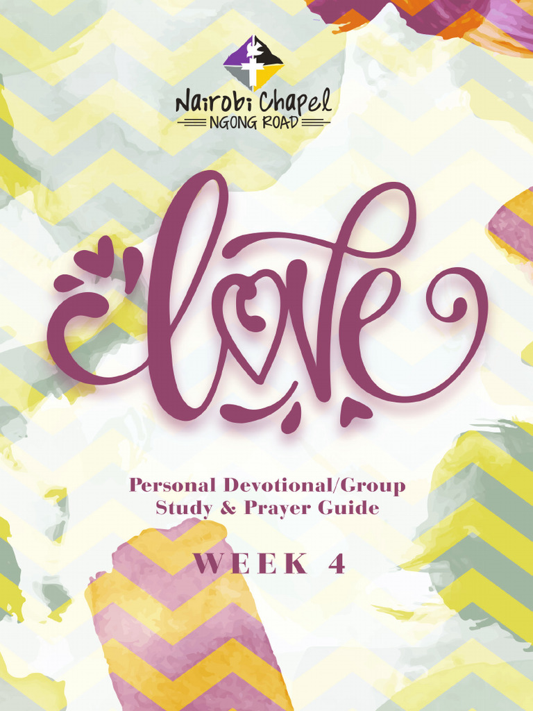 Love Personal Devotional Study and Prayer Guide Week 4 | PDF ...