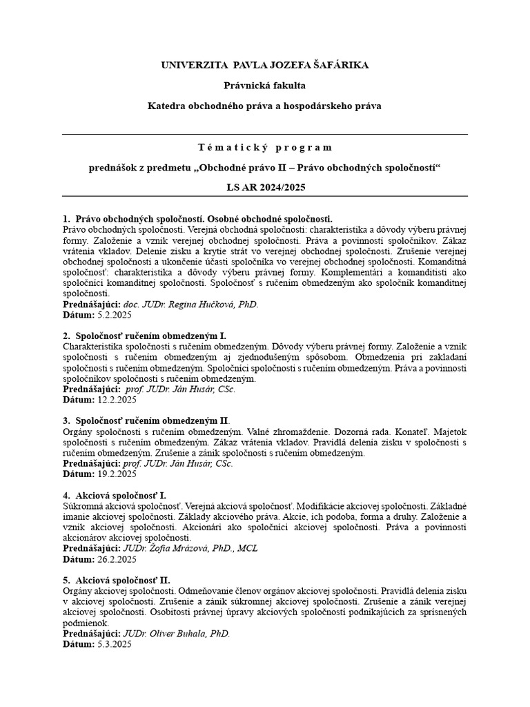 OPII Sylaby 2025 LS | PDF