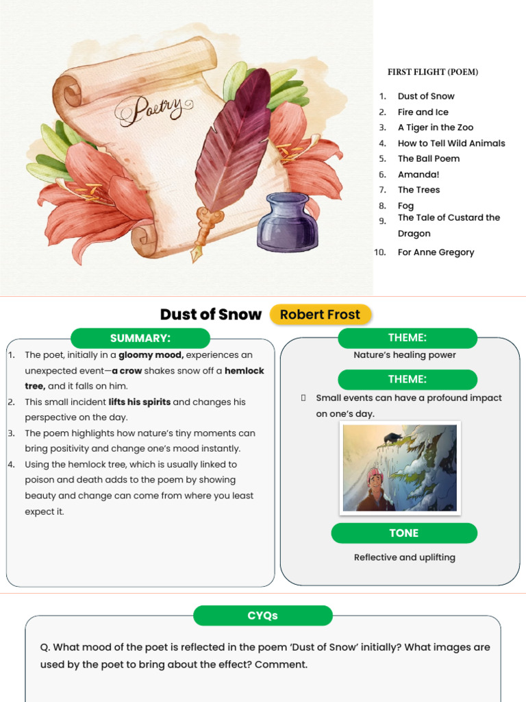 First Flight Poem (Short Revision) | PDF | Tiger | Love