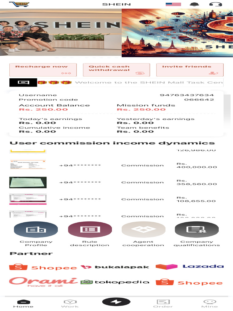SHEIN Mall Task Center Overview | PDF | Cyberspace | Computing