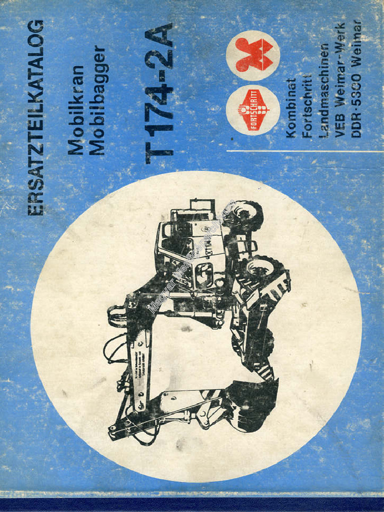 Fortschritt T-174-2A Alkatresz Katalogus | PDF