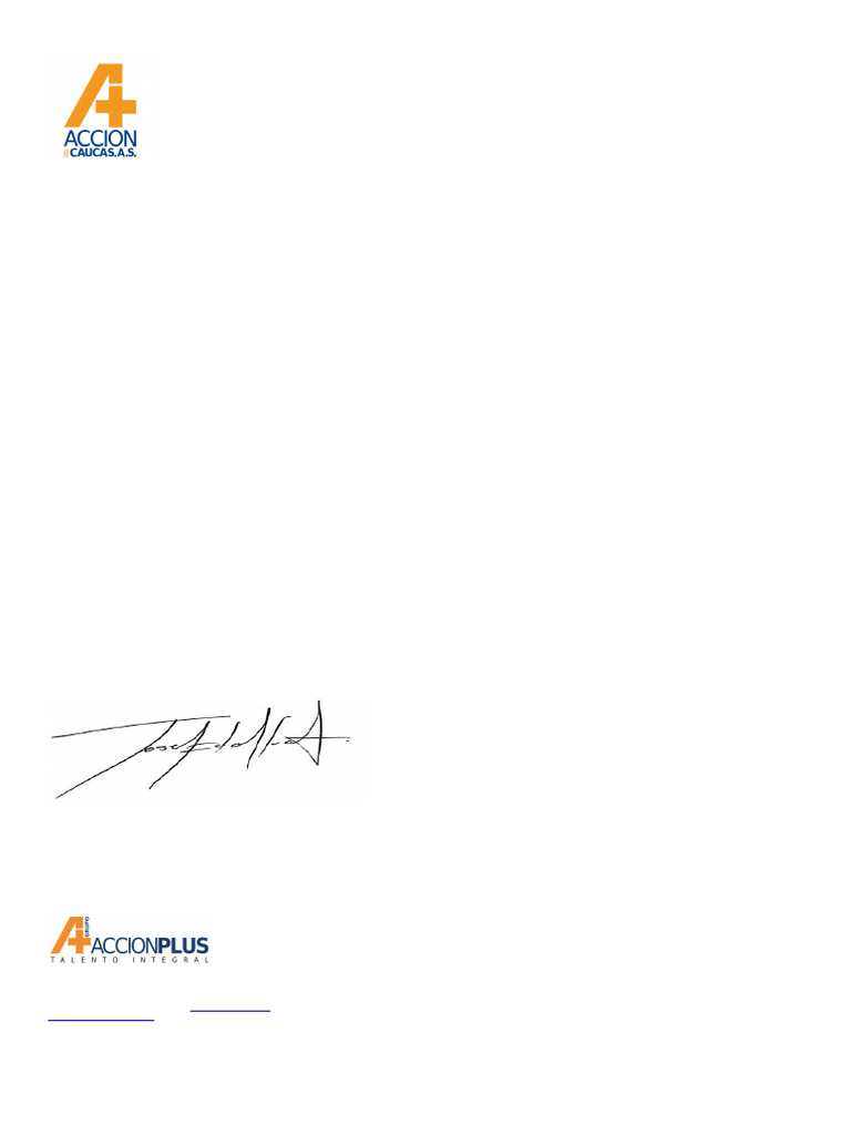 Carta Laboral Darkin Accion Plus | PDF