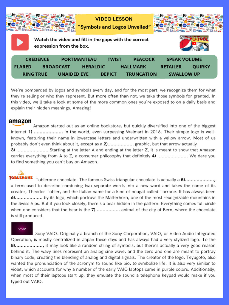 Hidden Meanings of Famous Logos | PDF