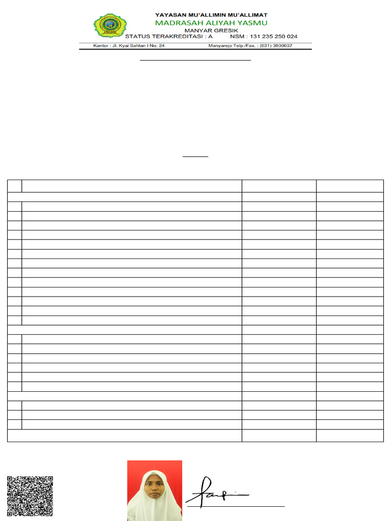 SKL Siswa 0016993684 | PDF