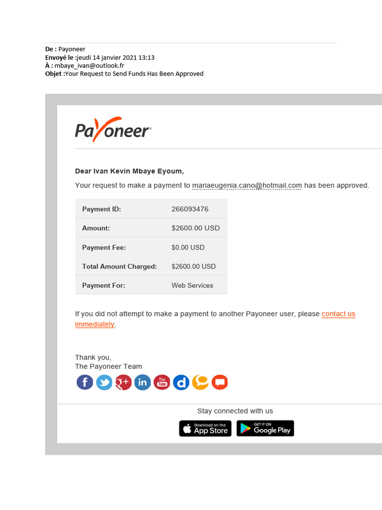 Payoneer Doc | PDF