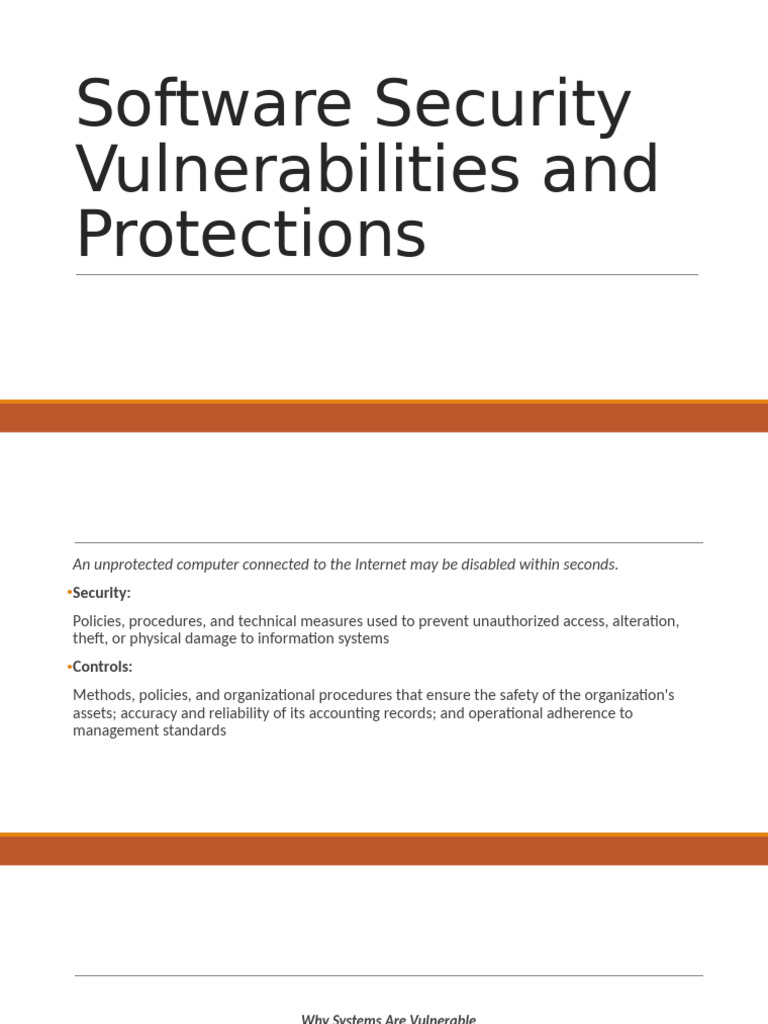 Software Security Vulnerabilities and Protections | PDF | Security | Computer Security
