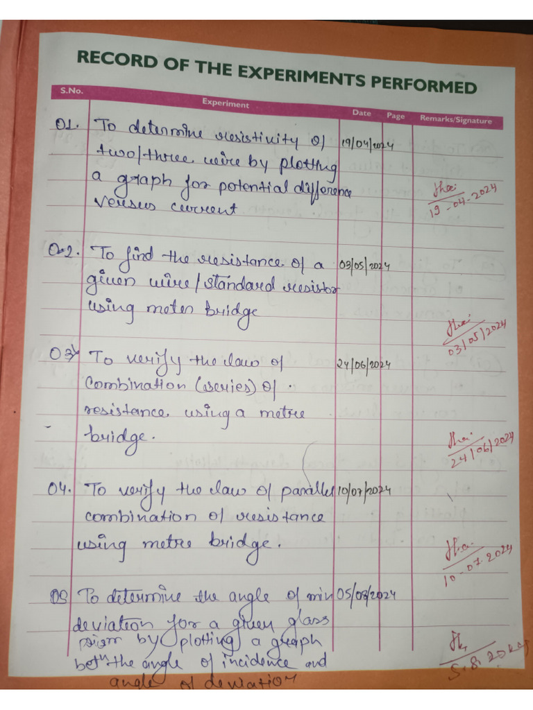 Class-Xii Physics Practical | PDF