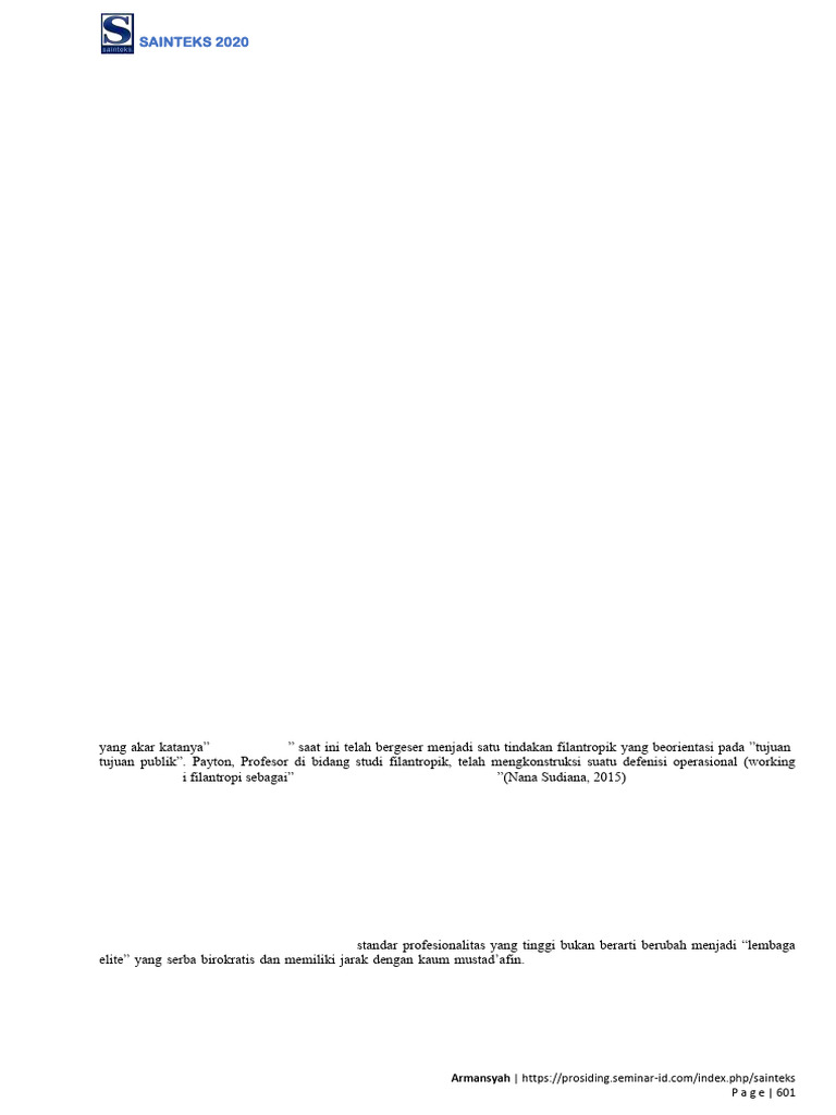 Analisis Penerapan Akuntansi Sumber Daya Manusia Sebagai Aset Pada Lembaga Filantropi | PDF