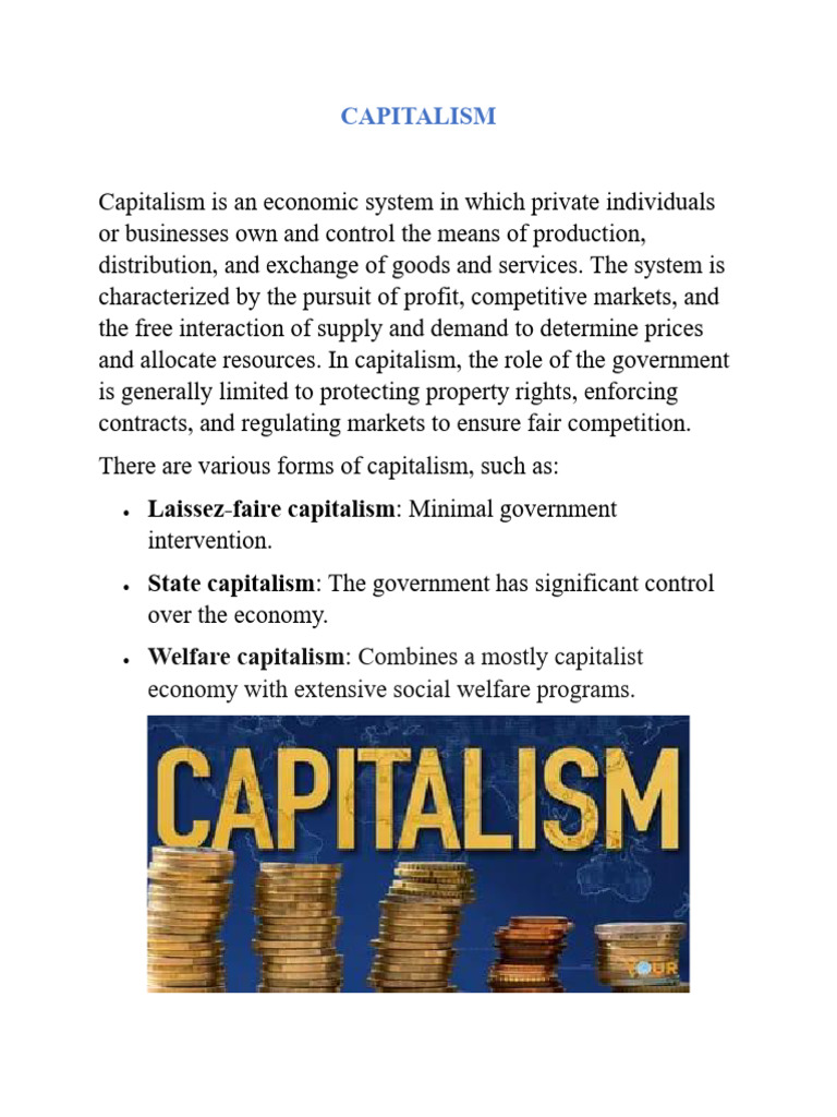 I Am Sharing 'CAPITALISM. M' With You | PDF | Capitalism | Economic Growth
