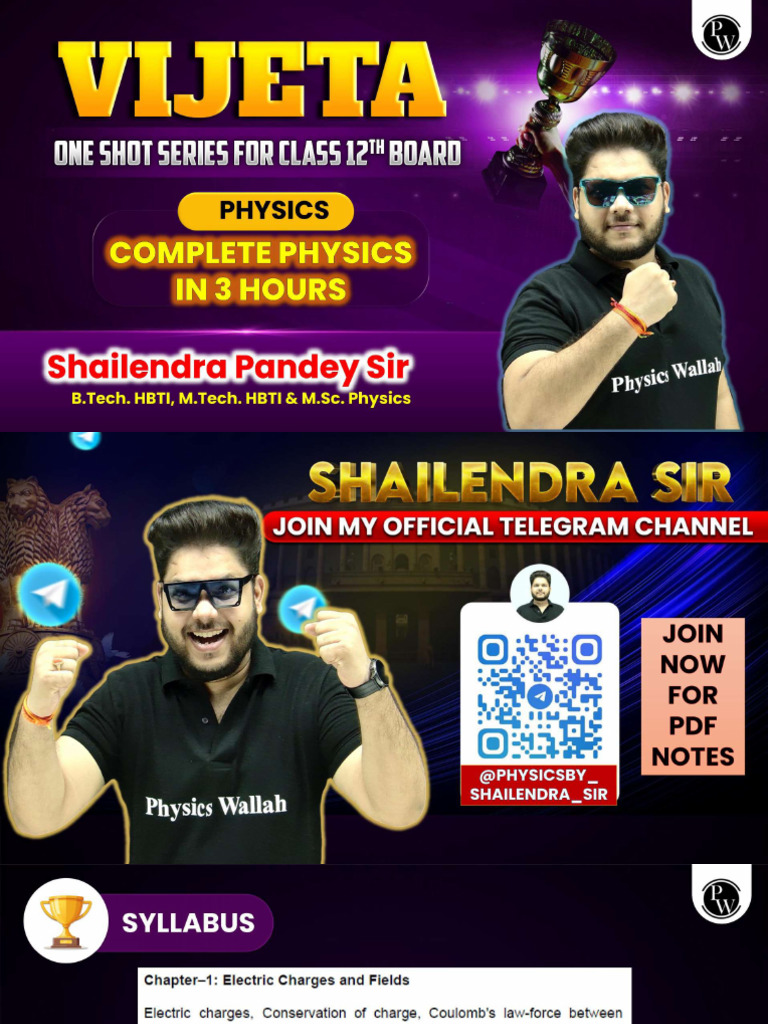 Full Syllabus in 3 Hours - Shailendra - Sir | PDF