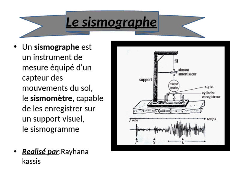 Le Sismographe | PDF